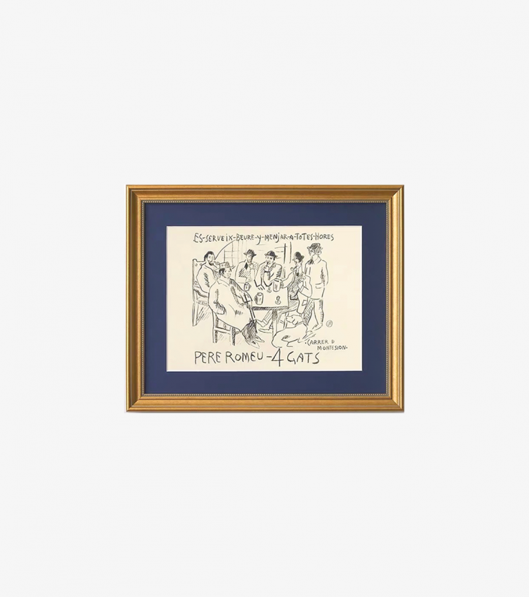Picasso Père Romeu-Quatre gats - Blankpiece Art&Design Shop PH